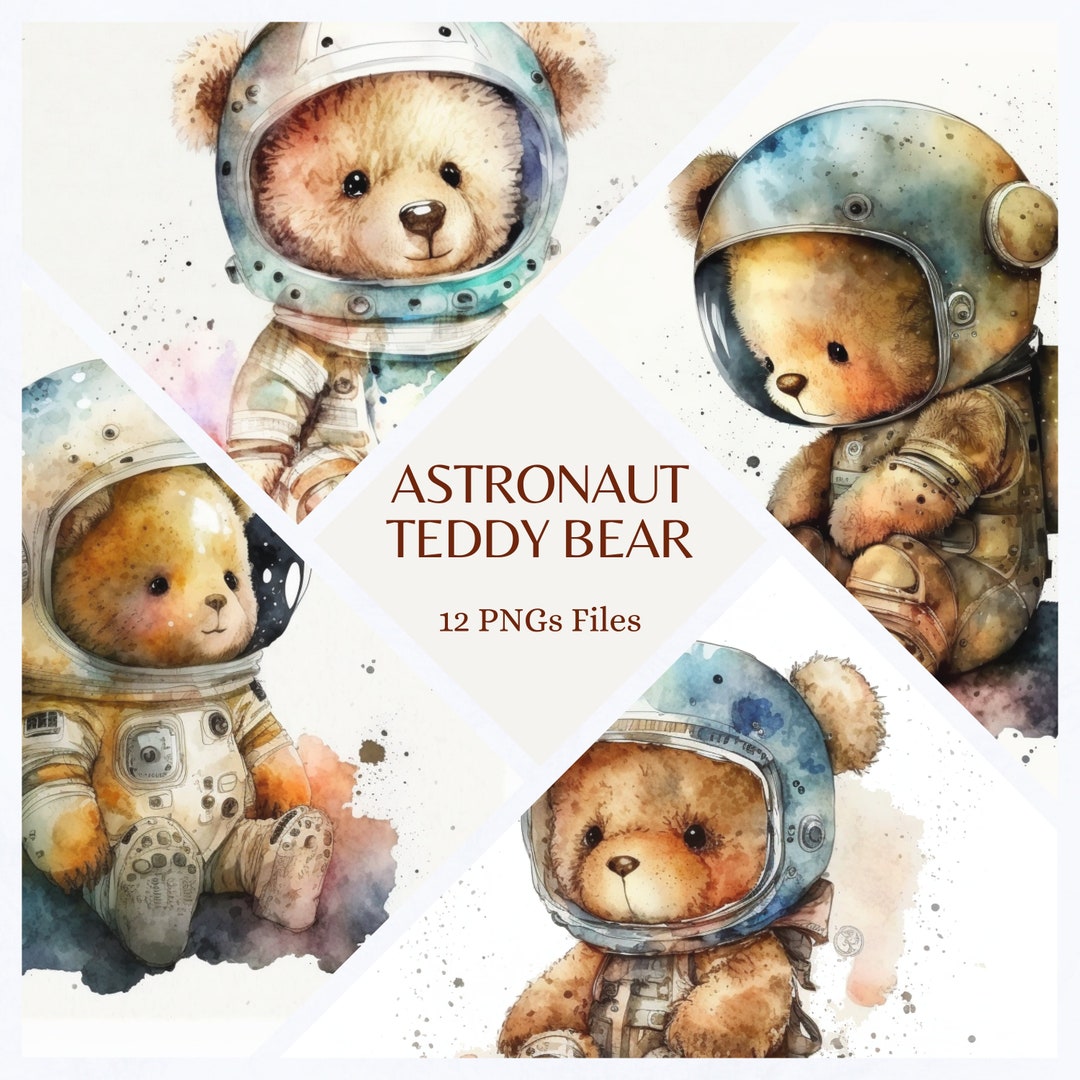 Astronaut Teddy Bear Clipartpack-teddy Bear Clipart-12 High Quality ...