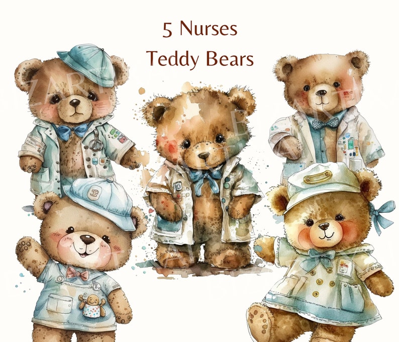 50 Teddy Bear Bundles Cute Teddy Clipart Holding Teddy Bear - Etsy