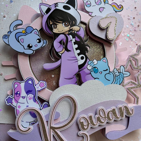 Aphmau Birthday Cake - Etsy