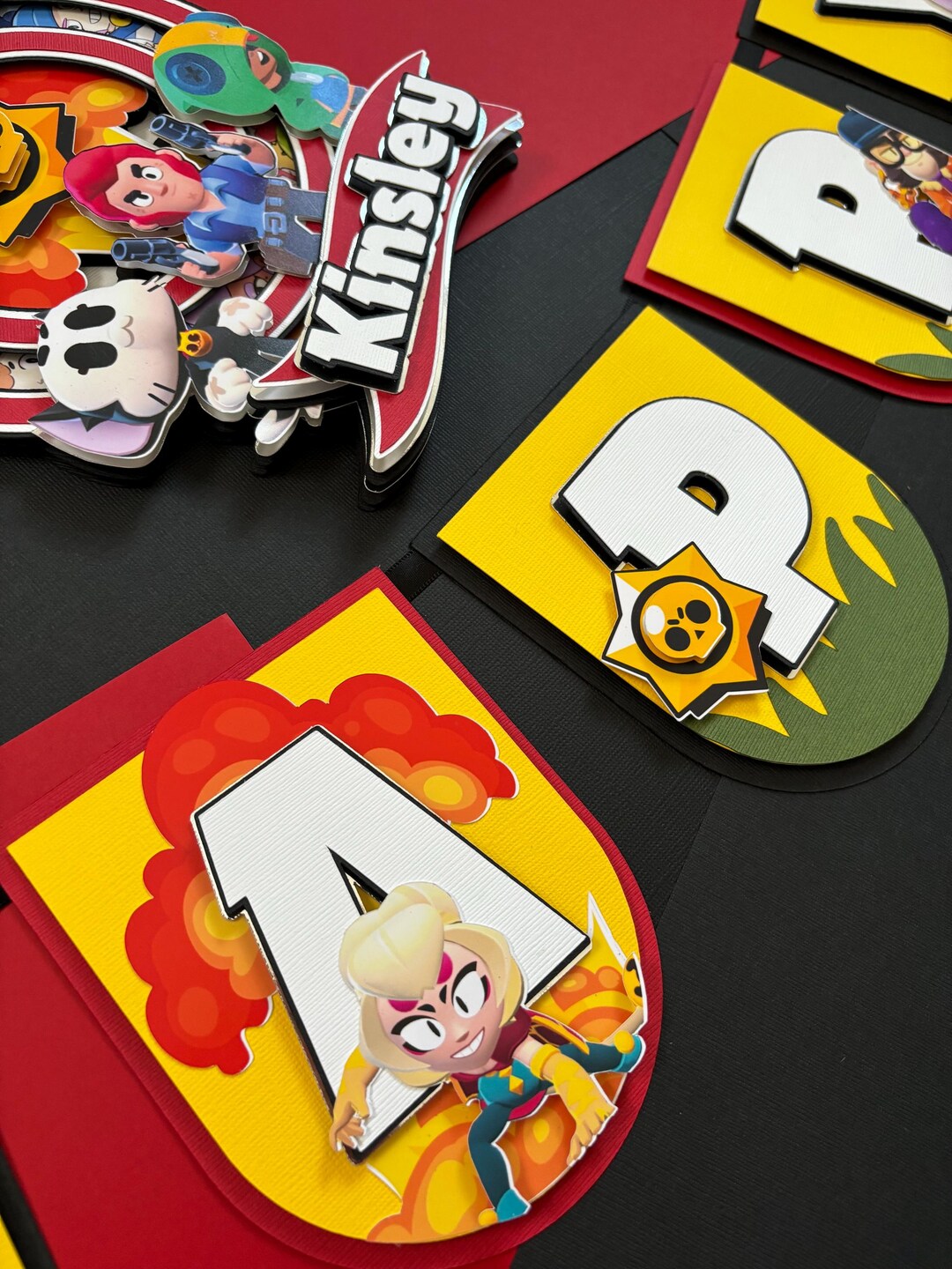 Brawl Stars Birthday Banner, Happy Birthday Banner, Brawl Stars, - Etsy