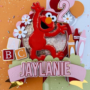 Elmo Cake Topper - Etsy