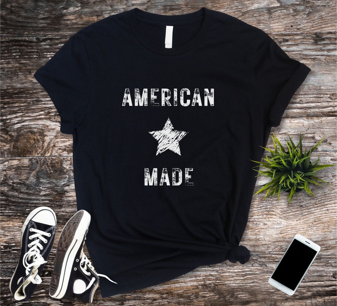 American Made Tshirt Rustic American Tshirt American Tee American