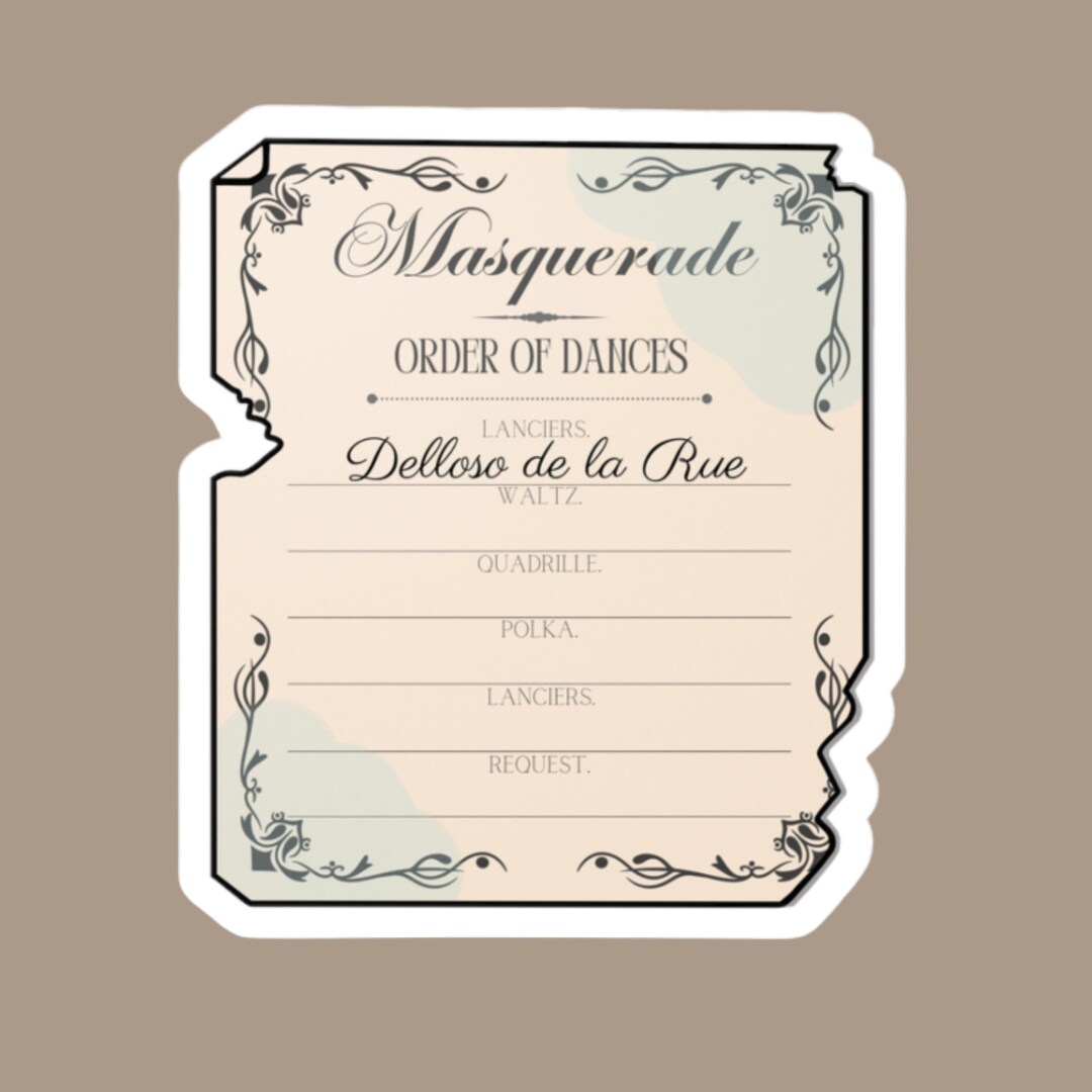 K.P. Hob's Dance Card, ACOFAF, Delloso De La Rue, Dimension 20 Fanart ...