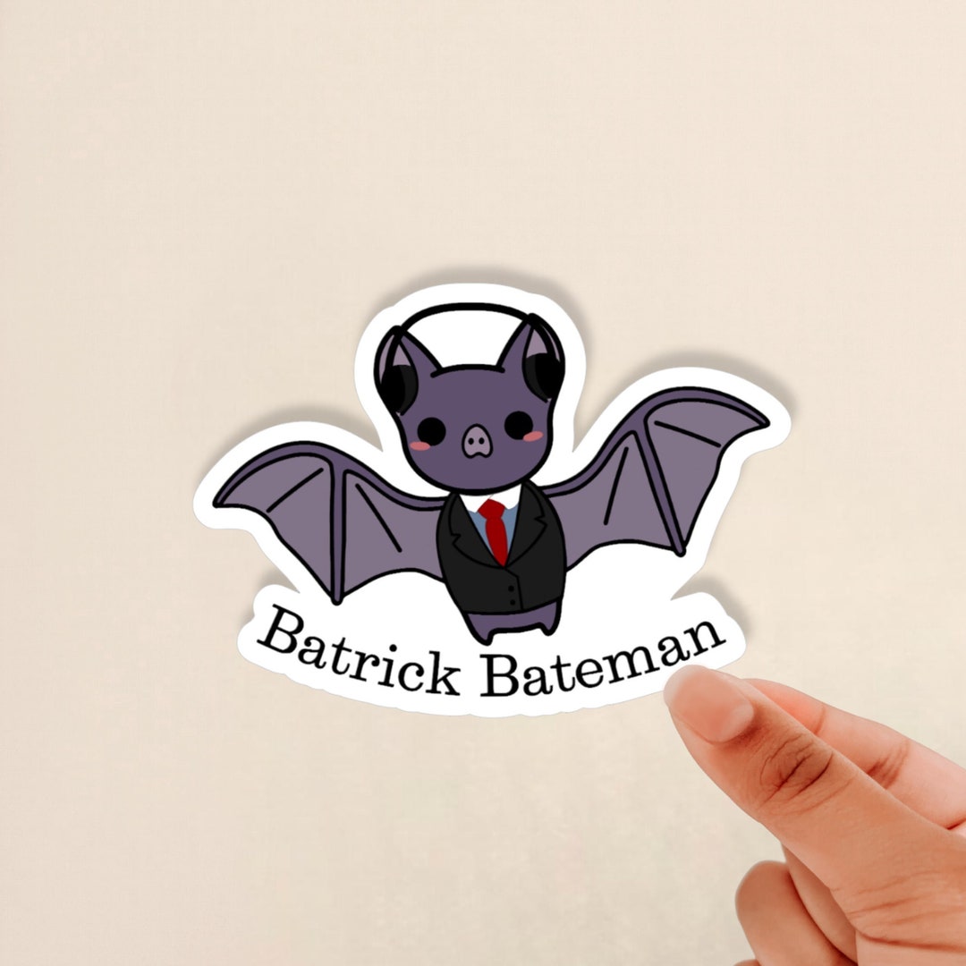 Batrick Bateman Sticker, American Psycho Sticker, Cute Sticker ...