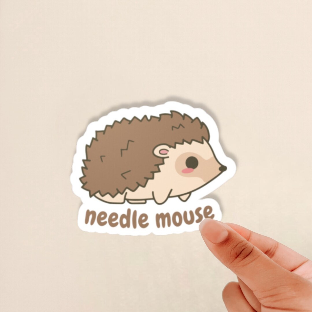 Glossy Hedgehog Sticker, Cute Hedgehog Sticker - Etsy