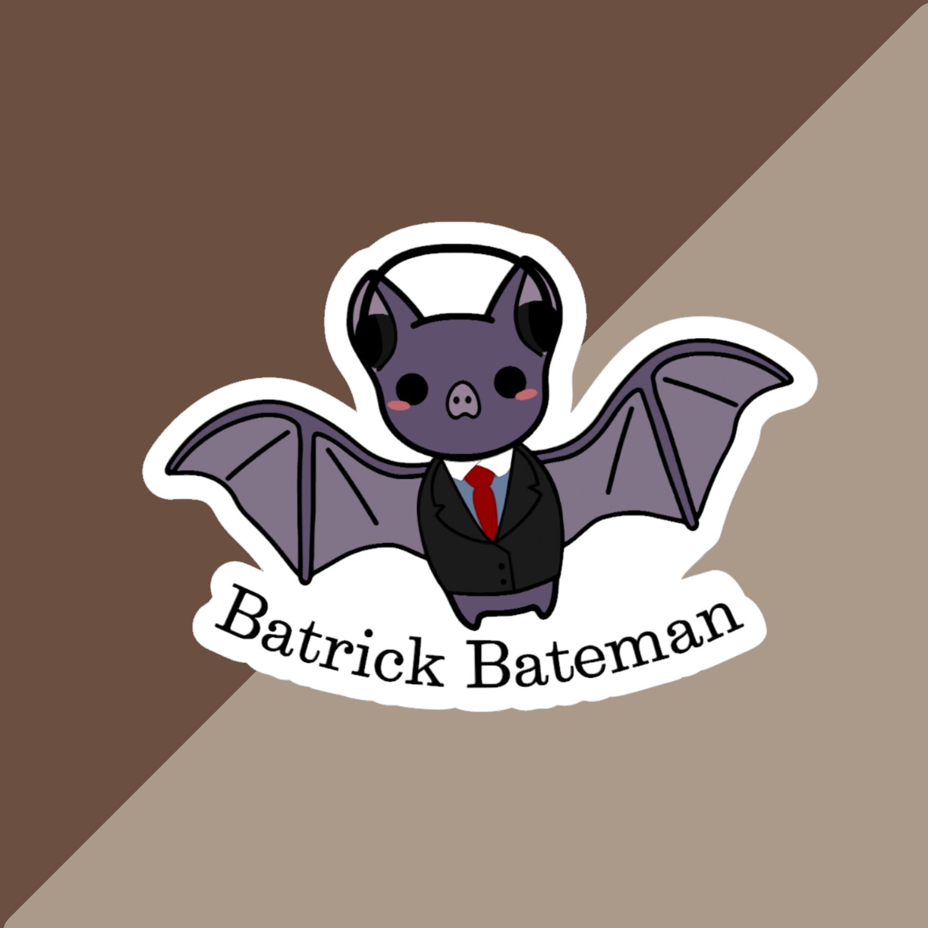 Batrick Bateman Sticker, American Psycho Sticker, Cute Sticker ...