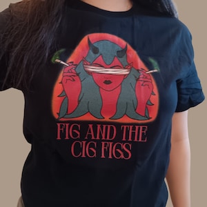Fig and the Cig Figs Band T-shirt, Fantasy High, Dimension 20 Fan T ...