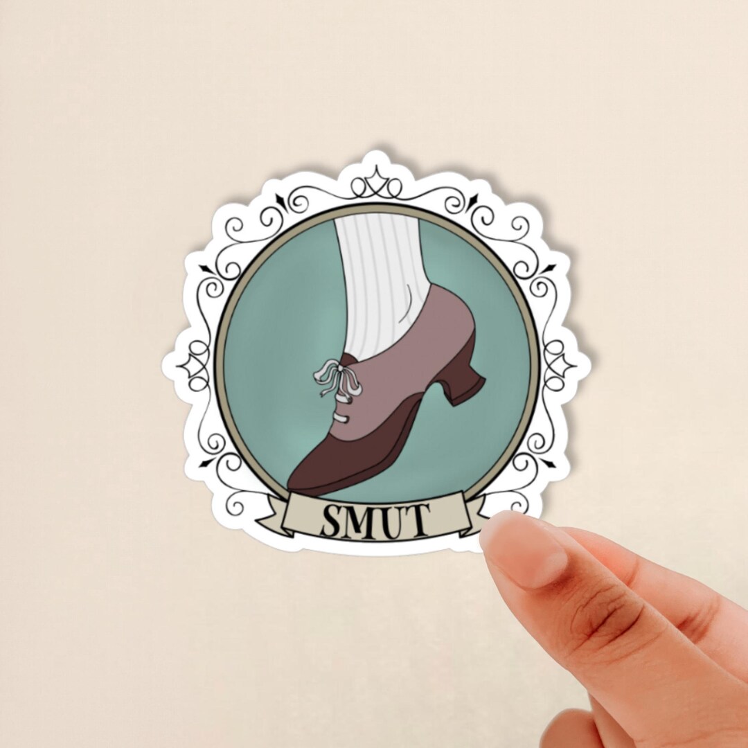 Funny Regency Sticker, Smut Reader Sticker, Romance Lover, Bookworm ...