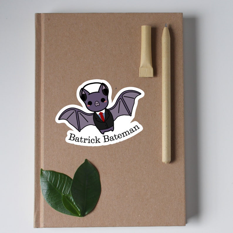 Batrick Bateman Sticker, American Psycho Sticker, Cute Sticker ...