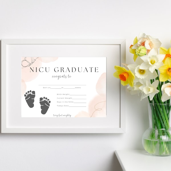 Nicu Graduate - Etsy