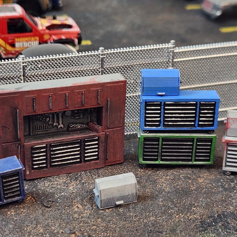 1:64 Scale Diorama Garage - Etsy