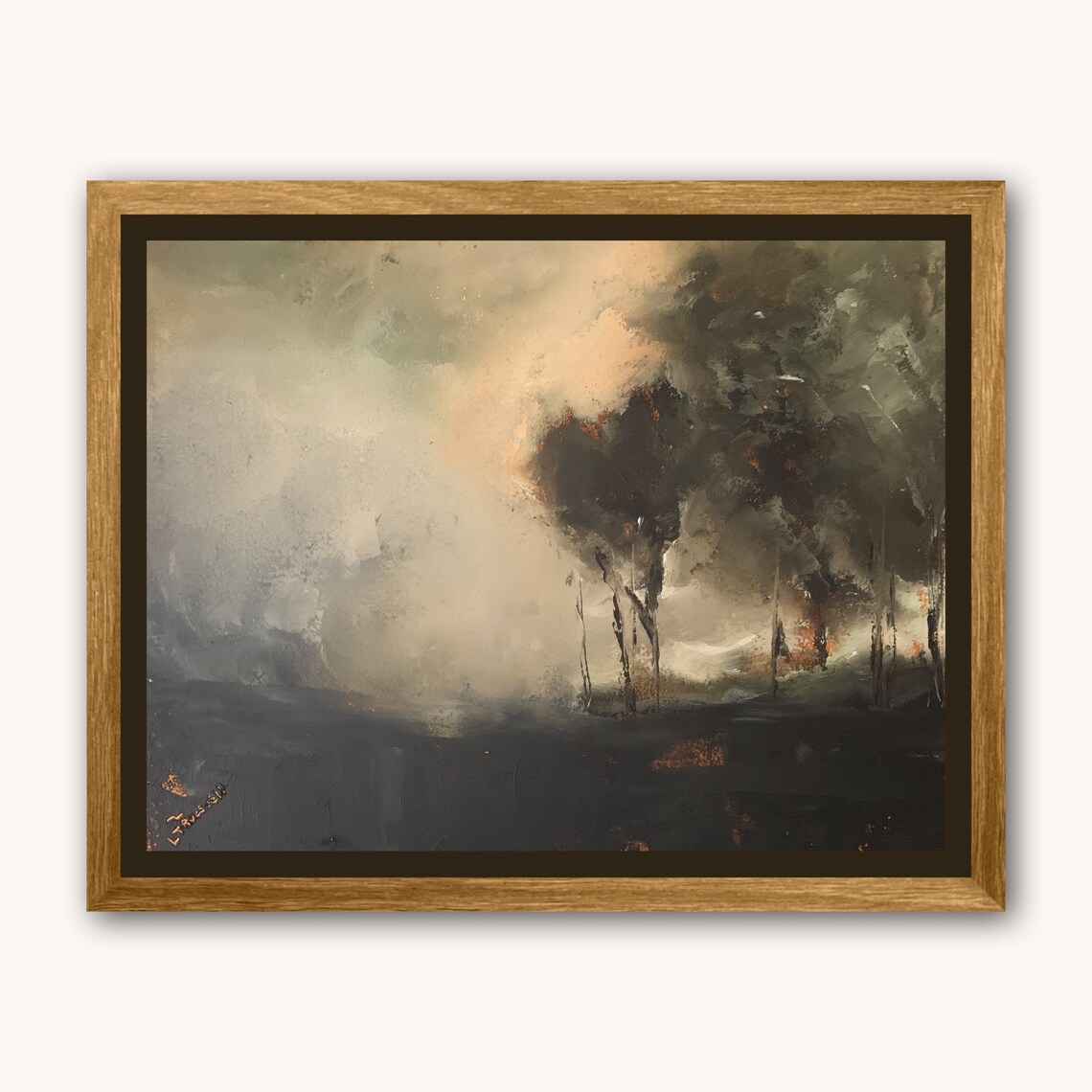 Contemporary Landscape Digital Download Print -tonalist Landscape- Art ...
