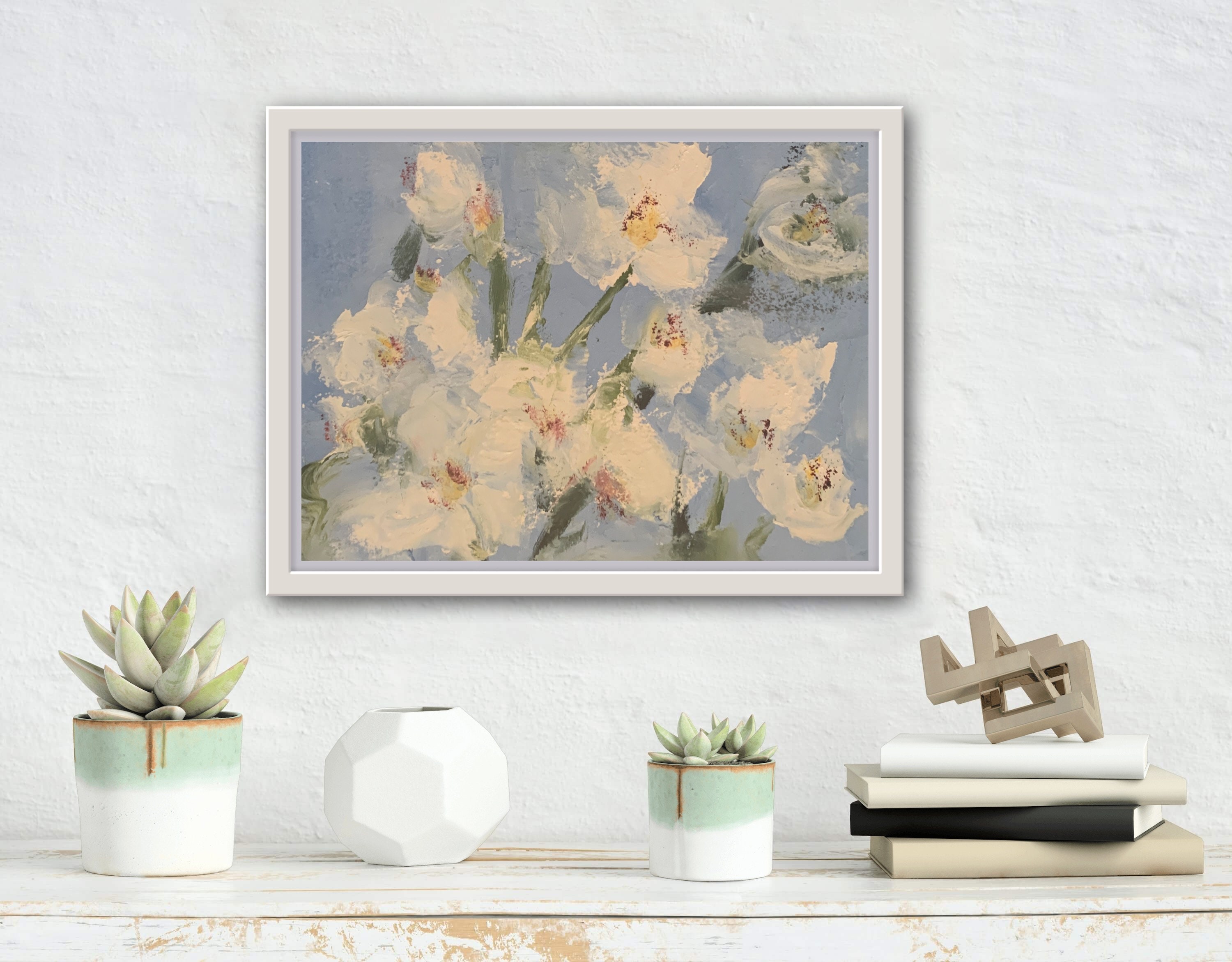 Contemporary Landscape Digital Download Print spring Trees Art Print ...