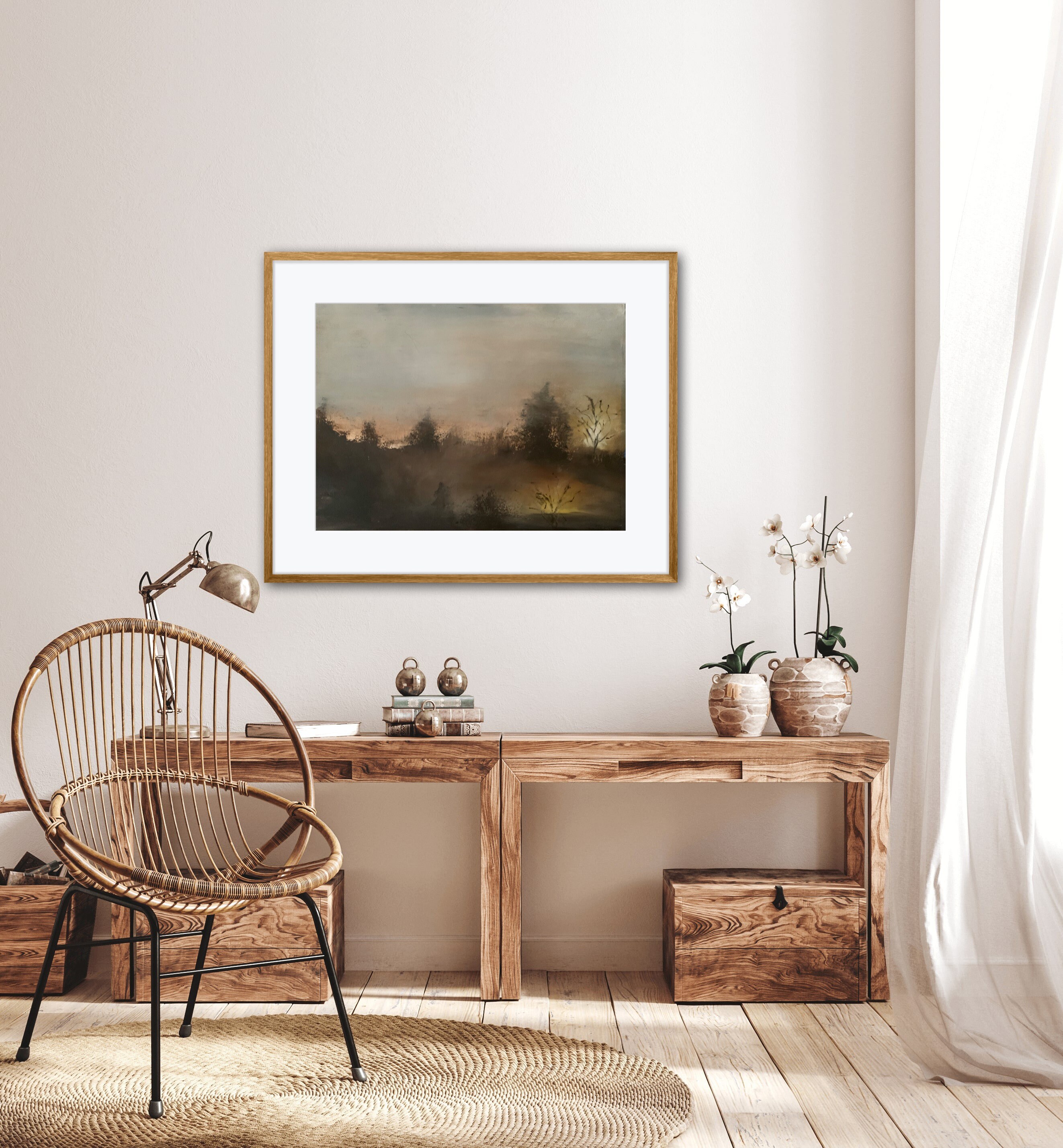 Contemporary Landscape Digital Download Print tonalist Landscape Art ...