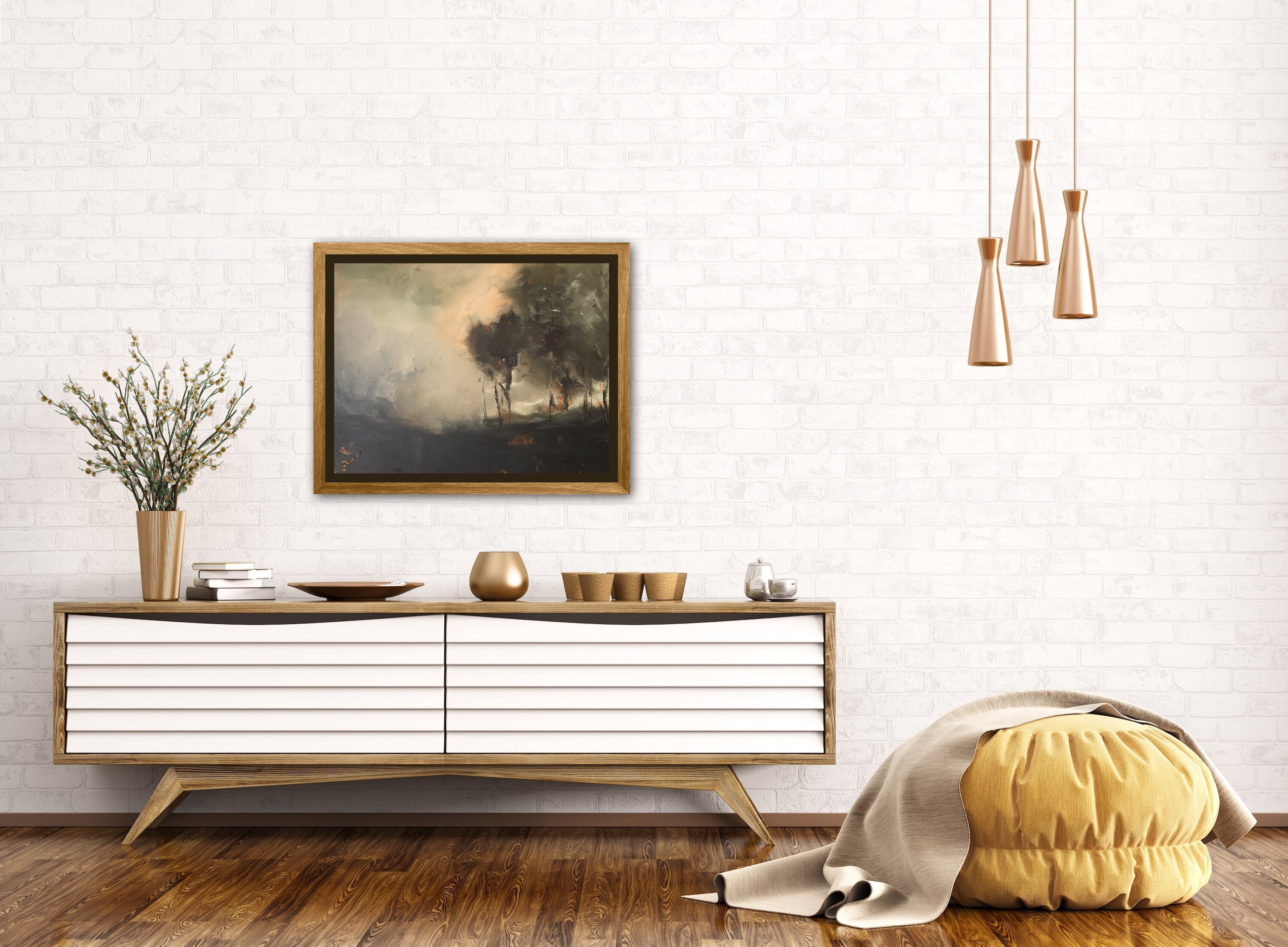 Contemporary Landscape Digital Download Print tonalist Landscape Art ...