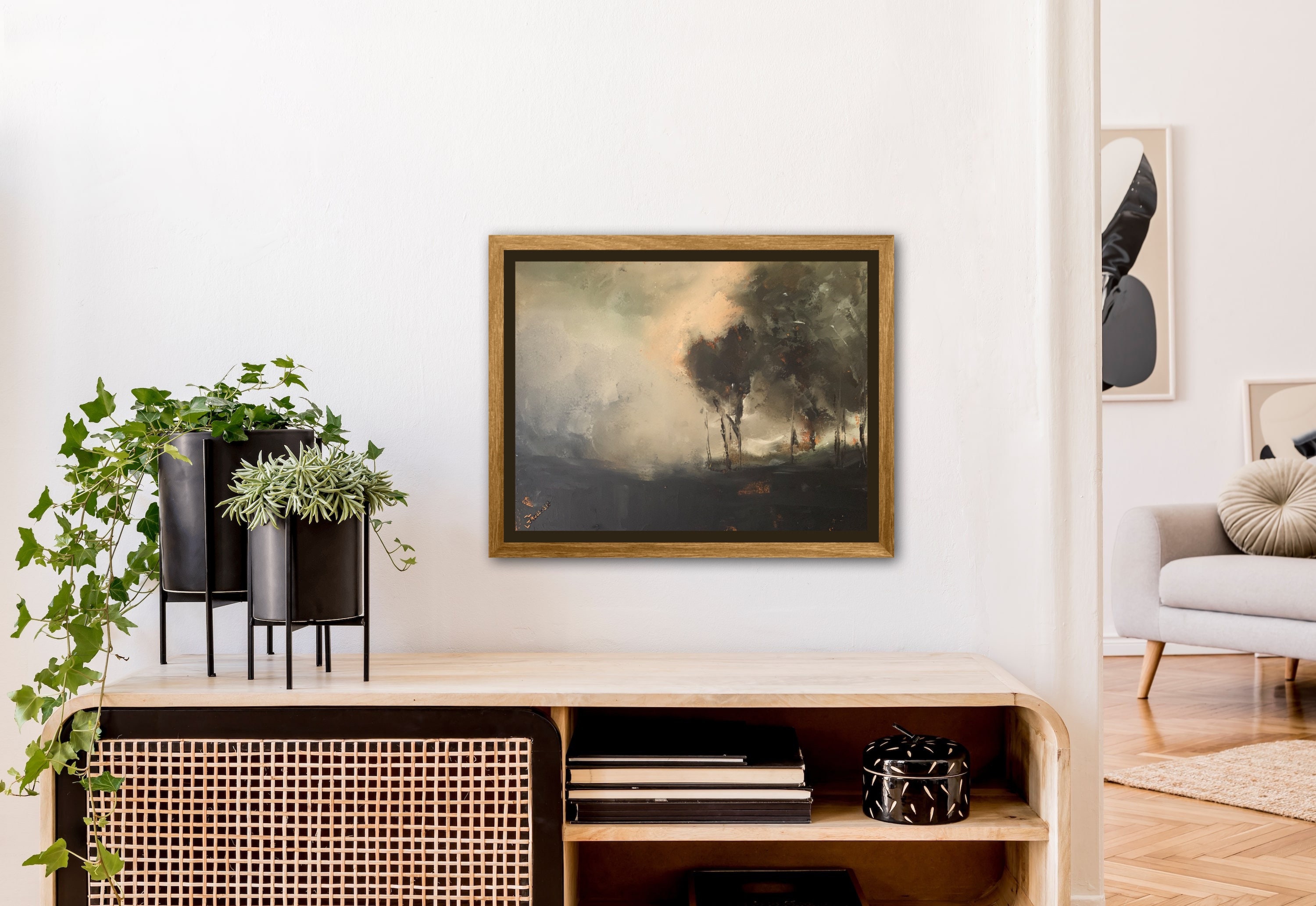 Contemporary Landscape Digital Download Print tonalist Landscape Art ...