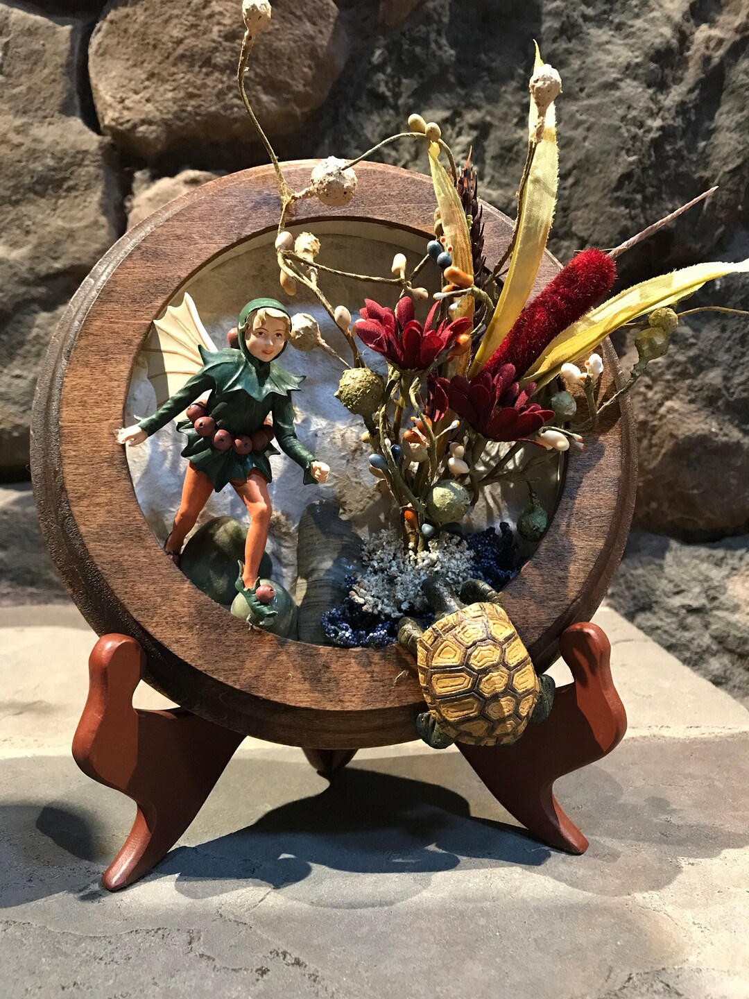 3D Shadow Box Flower Fairy Art Cicely Mary Barker, Tinkerbell, Peter ...