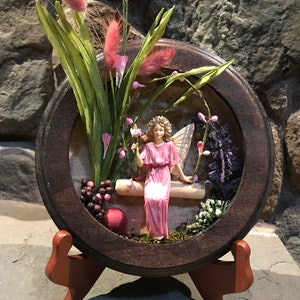 Fairy Shadow Box Flower Fairy Art Stand-up Frame or Wall Hanging ...