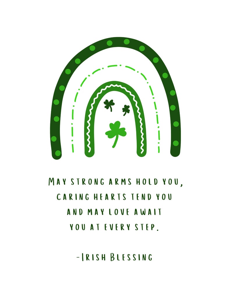 Irish Blessing, Baby Print| Printable| DIGITAL DOWNLOAD| St. Patrick's ...