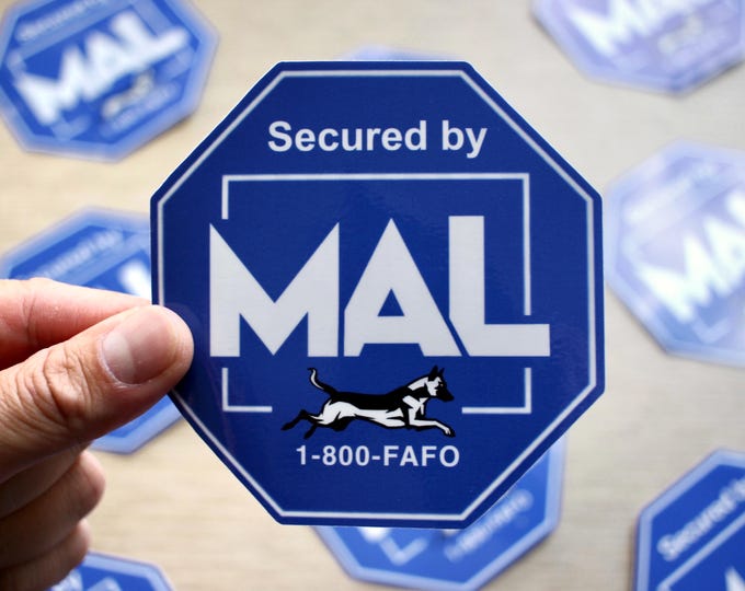 Belgian Malinois “malligator” | Malinios + Alligator | Die-cut Vinyl ...