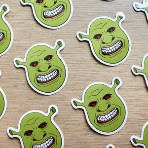 Shrekcision Sticker | Rave | EDM | Glossy - Etsy