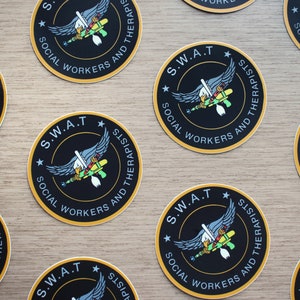 SWAT Sticker | Social Workers and Therapists | Police | Tactical | Law ...