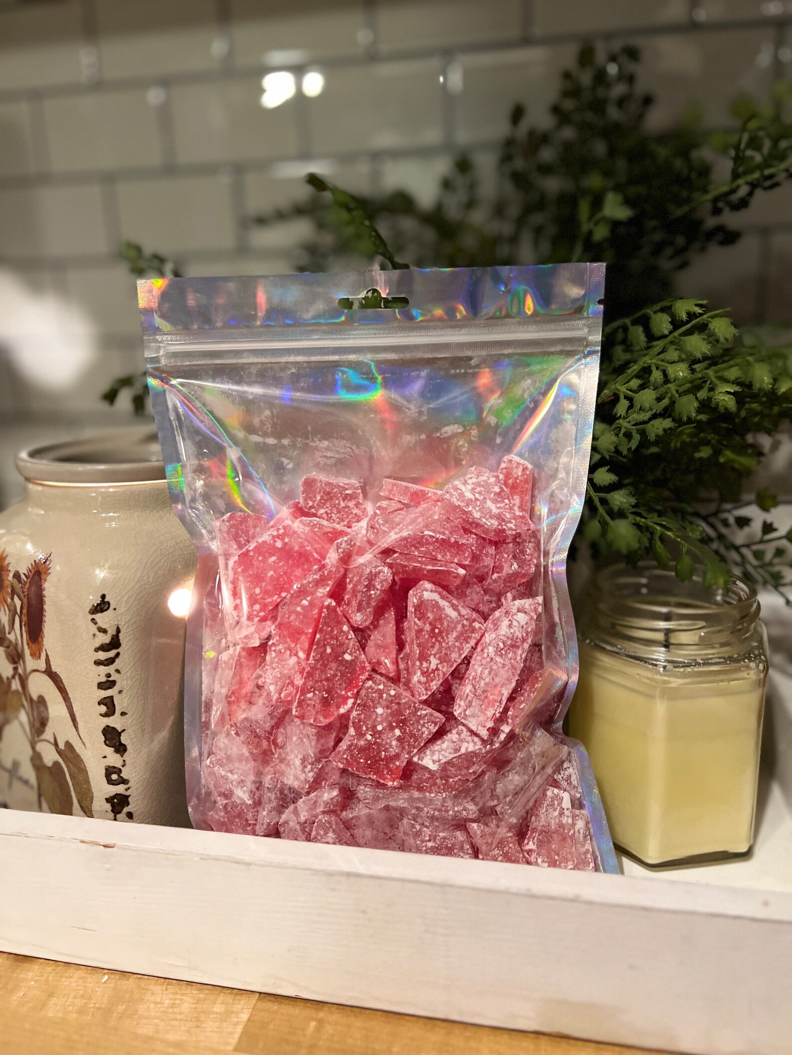 1 Lb. Homemade Rasberry Hard Tack Candy - Etsy
