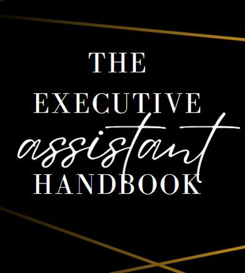 Executive Assistant Executive Intro Interview Checklist - Etsy