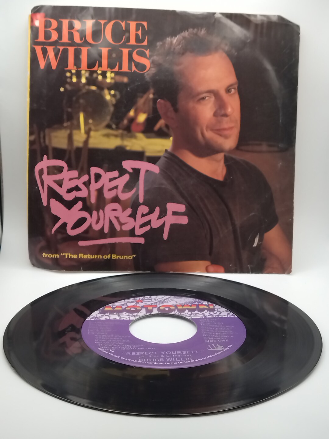Bruce Willis Respect Yourself the Return of Bruno / Fun Time 45 7 Vinyl ...