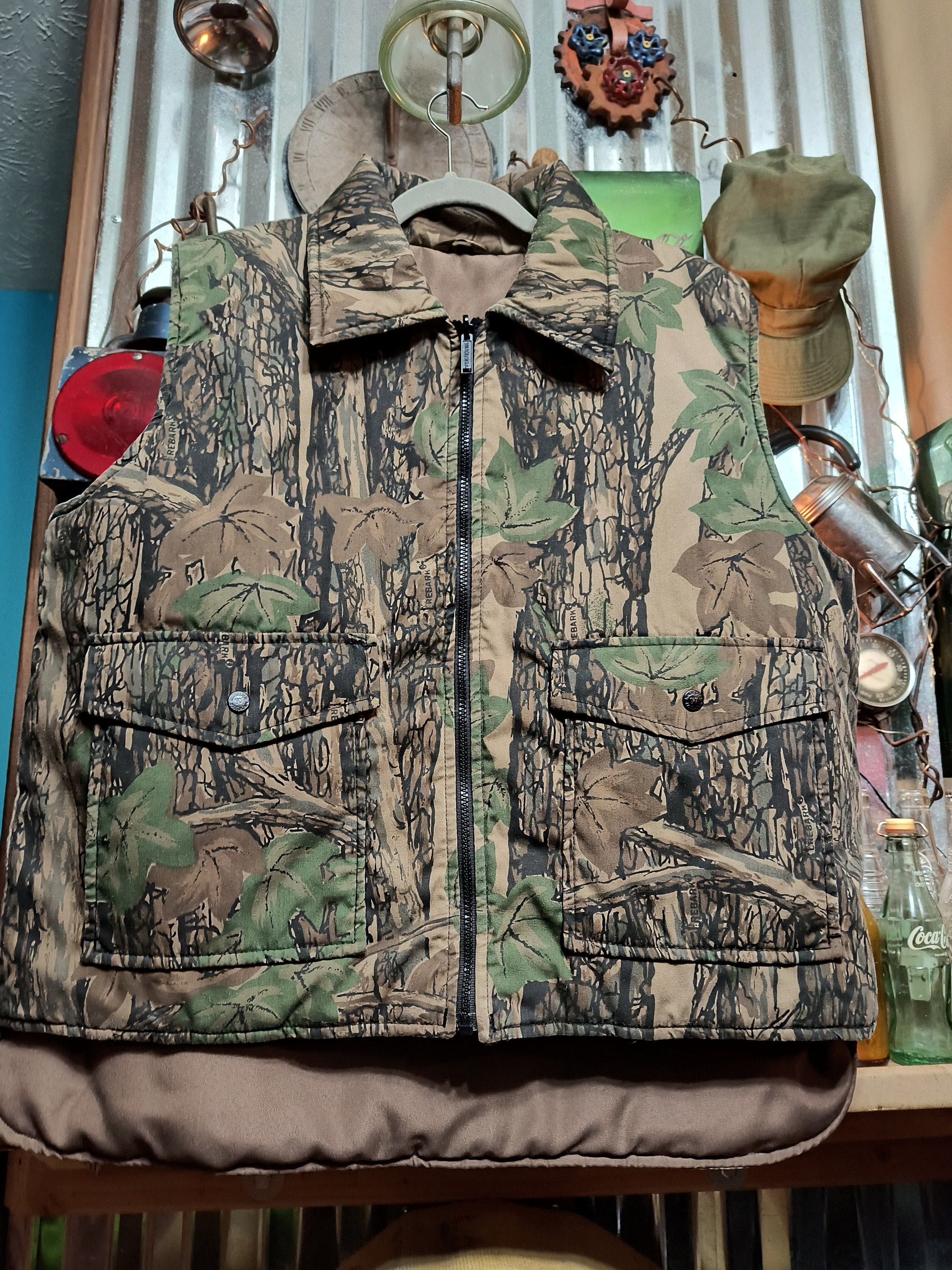 Vintage Winchester Camo Hunting Vest Sleeveless Reversible Jacket ...