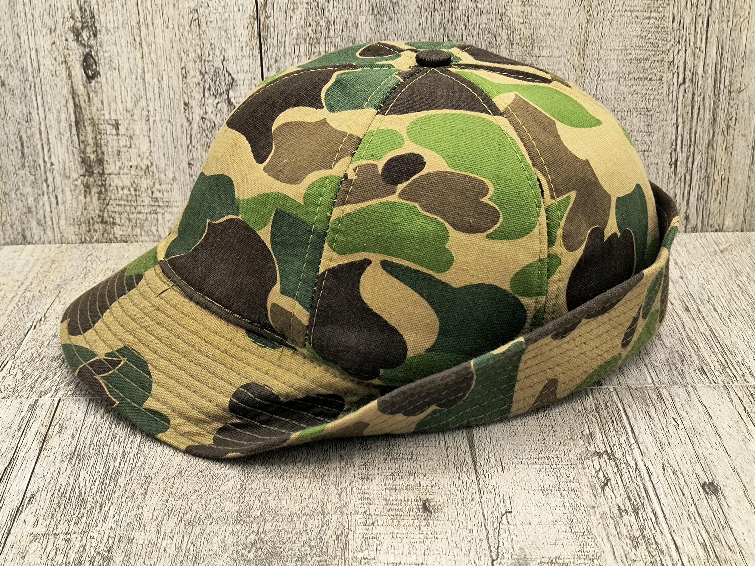 Vintage 1950s Original Jones Hat Water Repellent Frogskin Camouflage ...