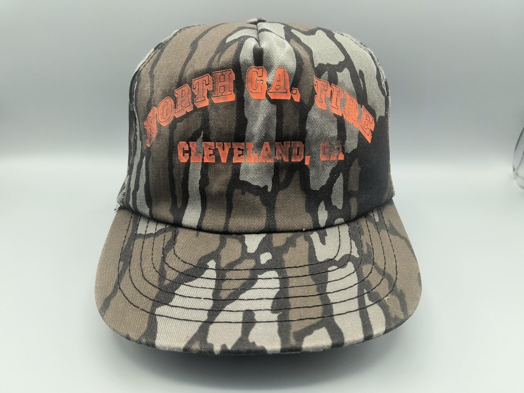 Vintage 1980s 90s North Georgia Tire Trebark Camouflage Trucker ...