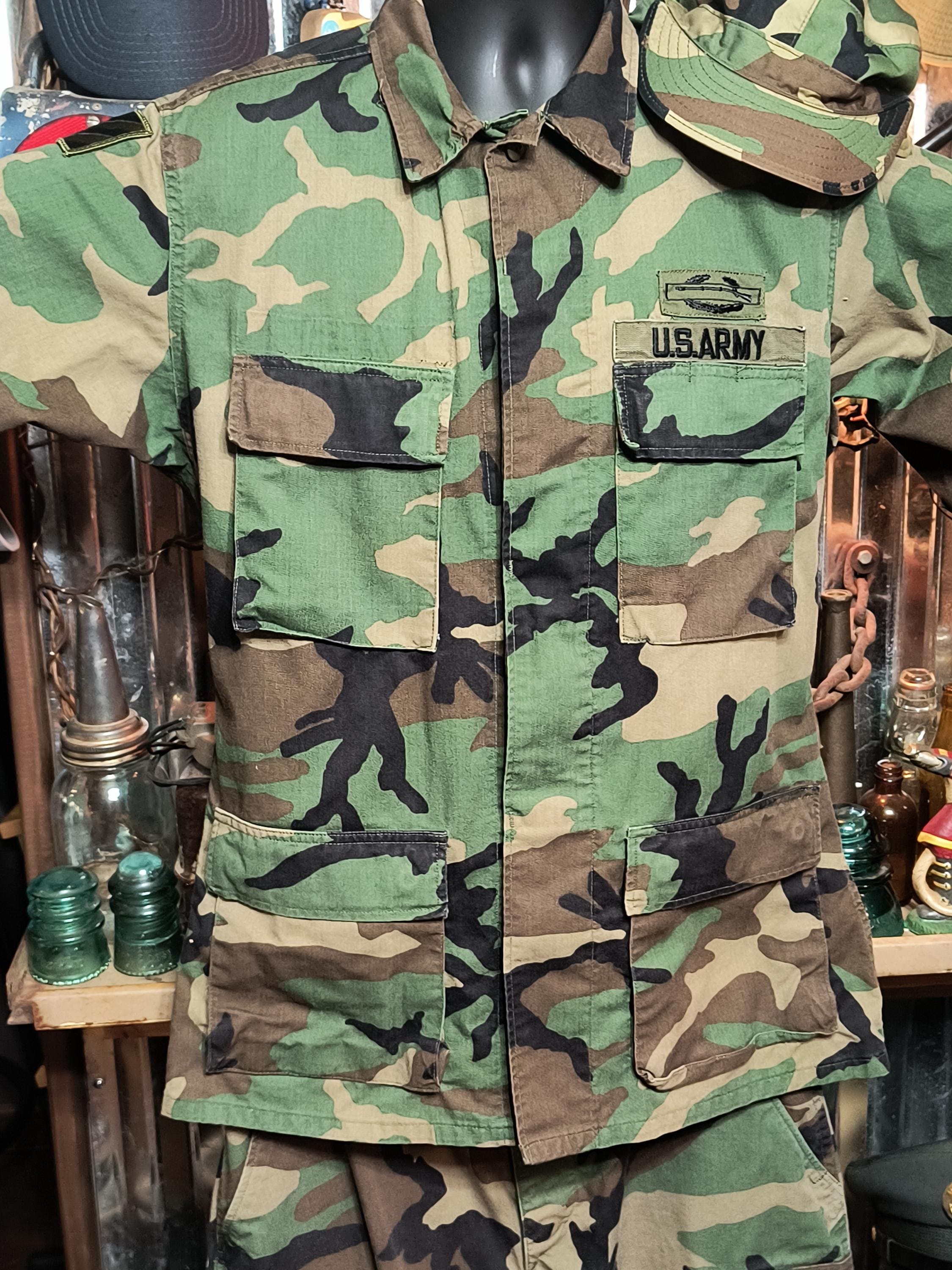 US Army USGI Woodland Camouflage Military Issued BDU Uniform With ...
