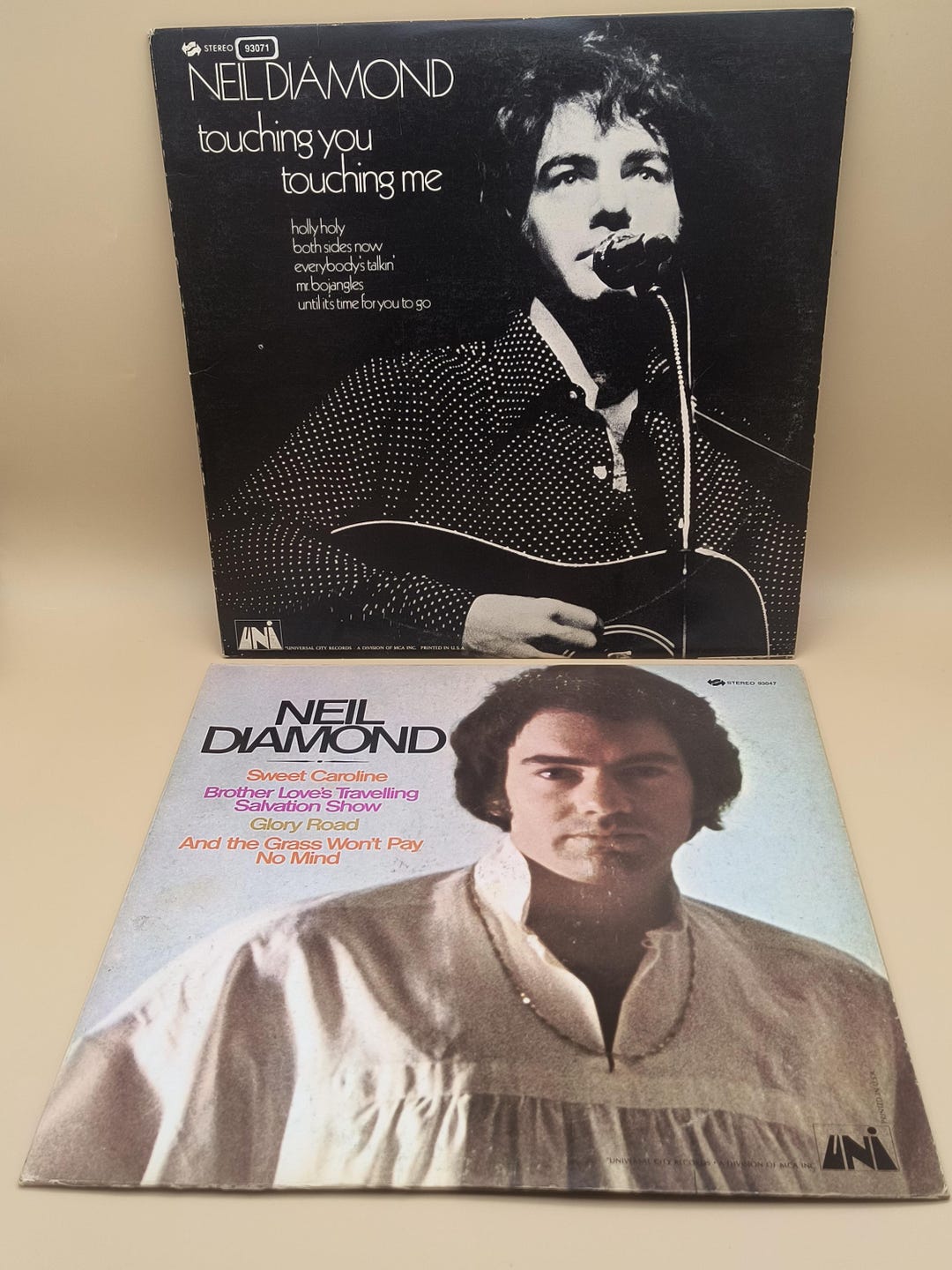 Neil Diamond Vintage Vinyl Lot of 2 LP Records, Brother Love's ...