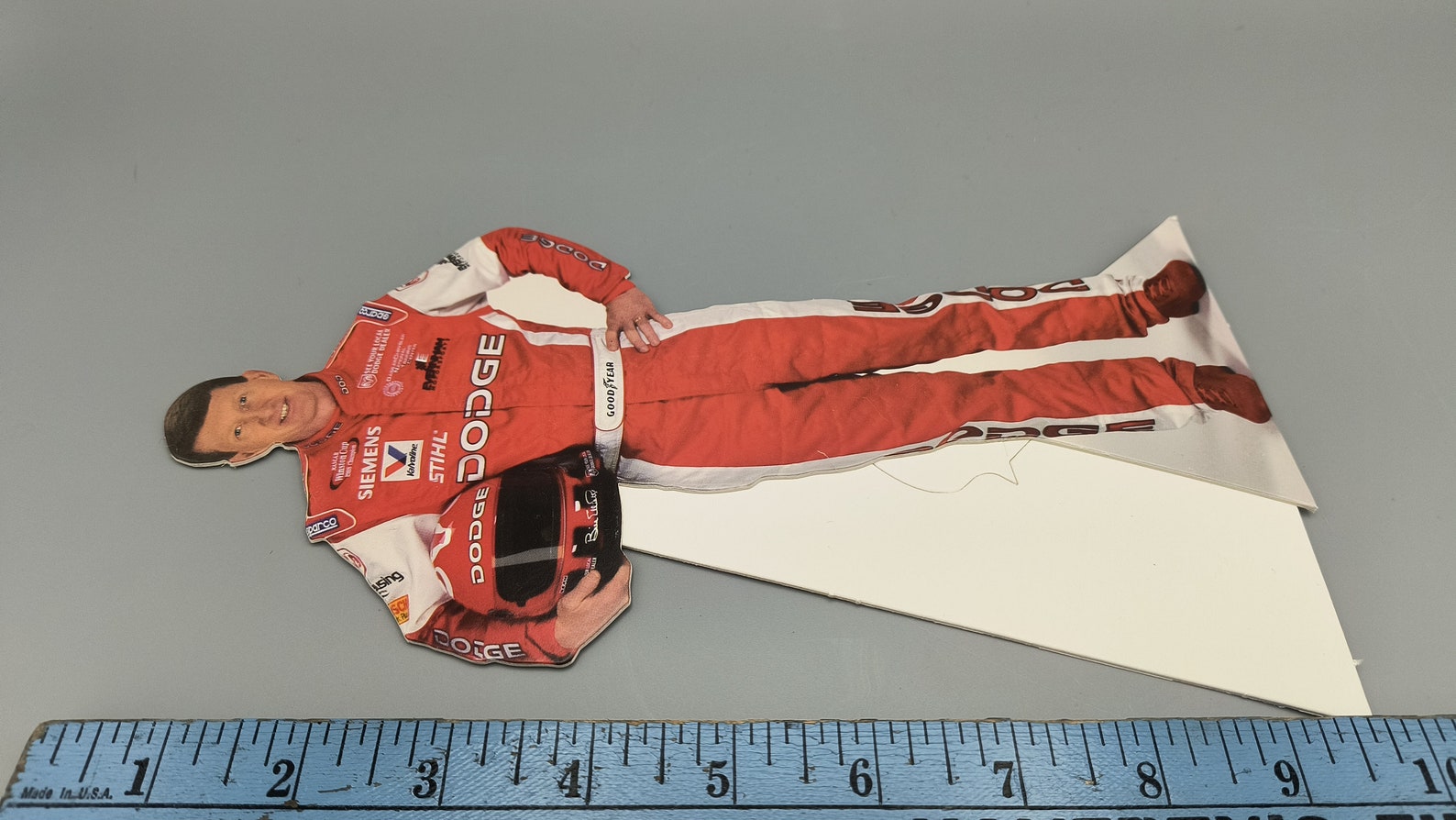 Vintage NASCAR Bill Elliott Cardboard Pop up Display 10 Inch STANDEE ...