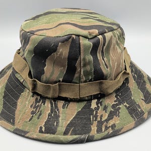 Tiger Stripe Camo Boonie Hat Made in USA Size Ex-large Jungle ...