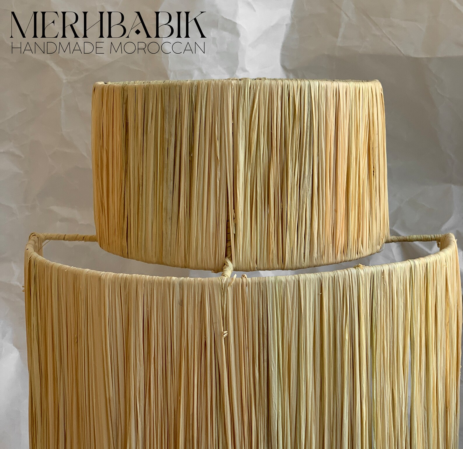 Handmade Moroccan Natural Raffia Wall Lamp, Bohemian Decors, Raffia ...