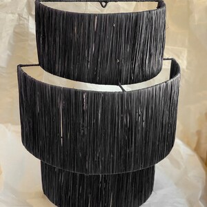 Handmade Moroccan Black Raffia Wall Lamp, Bohemian Decors, Raffia Lamp ...