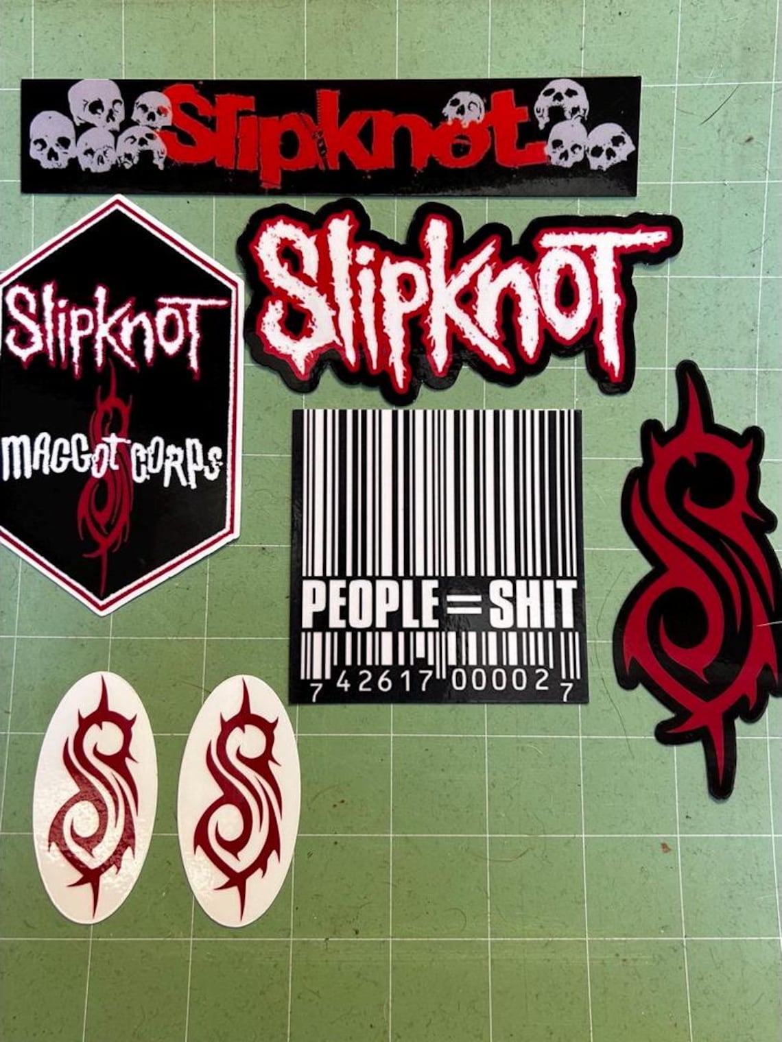 Slipknot 5pc Sticker Pack or Each Sold Separately, Slipknot Sticker ...