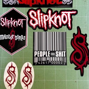 Slipknot 5pc Sticker Pack or Each Sold Separately, Slipknot Sticker ...