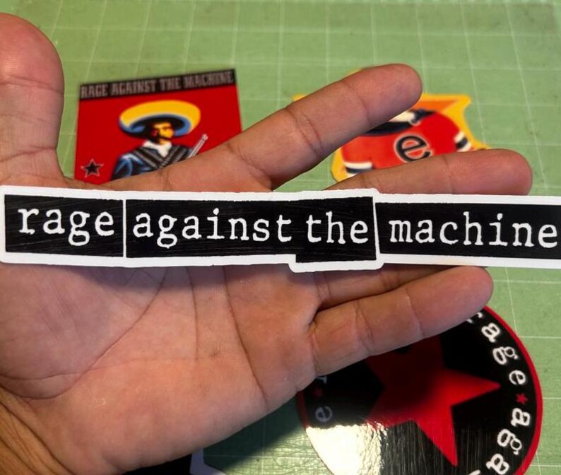 Rage Against the Machine 5pc Sticker Pack. or Sold Separately. Rage ...