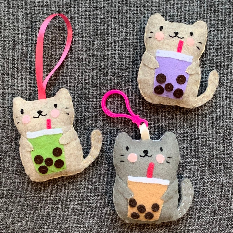 Boba Tea Ornament - Etsy