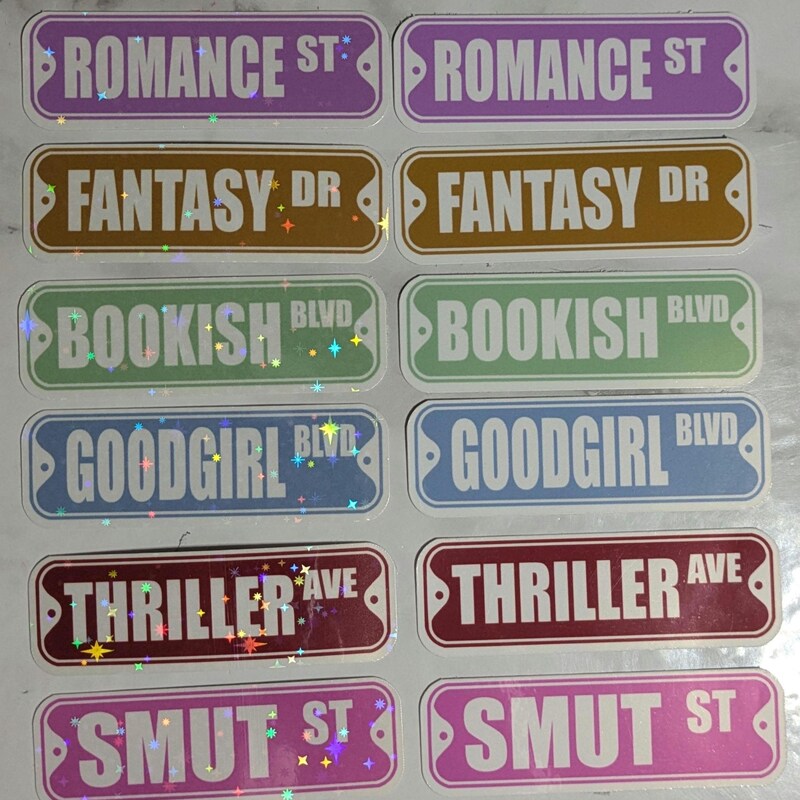Bookish Stickers - Etsy