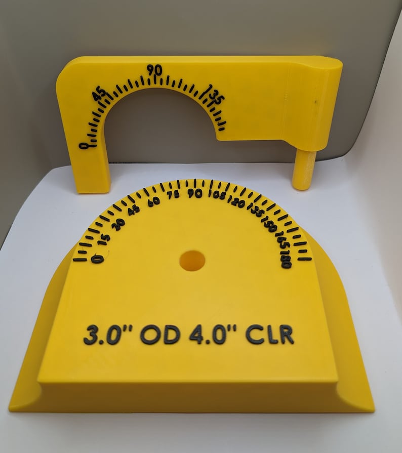 U Bend Fabrication Tool - Angle Finder and Degree Marking - Etsy