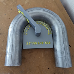 U Bend Fabrication Tool - Angle Finder and Degree Marking - Etsy