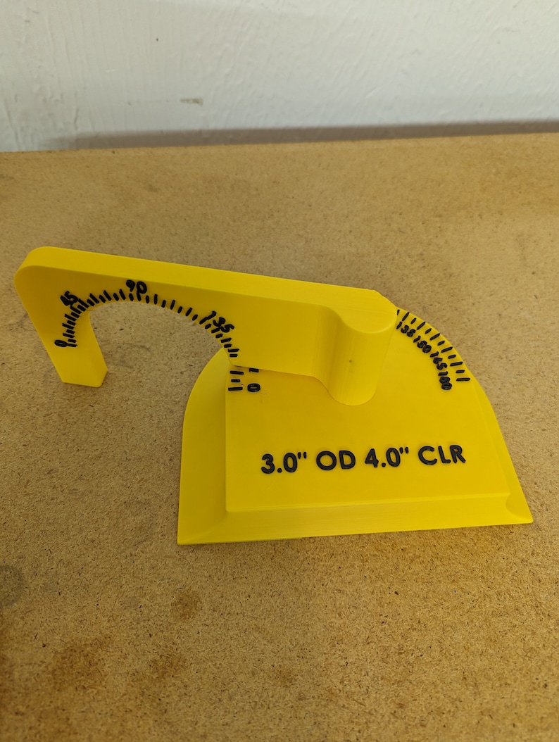 U Bend Fabrication Tool - Angle Finder and Degree Marking - Etsy