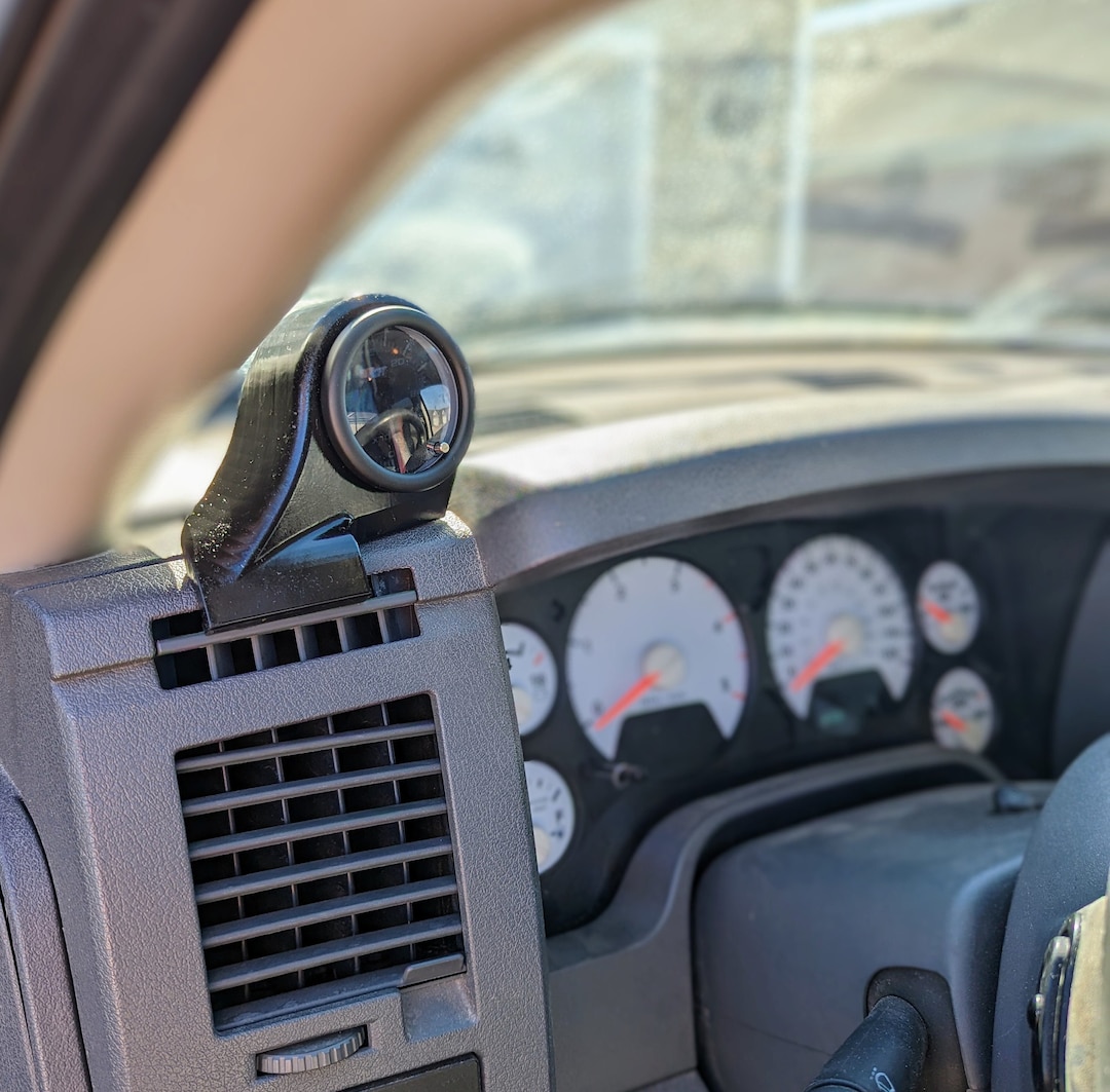 Late 3rd Gen Dodge Ram Gauge Pod Defrost Vent Mount (fits 06-09 Dodge ...