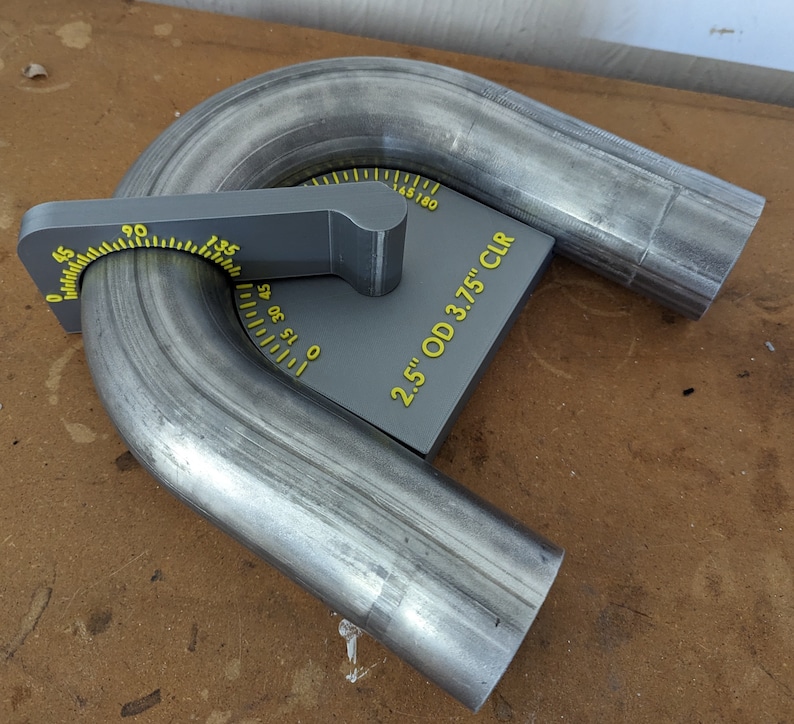 U Bend Fabrication Tool - Angle Finder and Degree Marking - Etsy