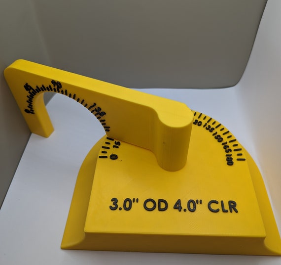 U Bend Fabrication Tool Angle Finder and Degree Marking Etsy