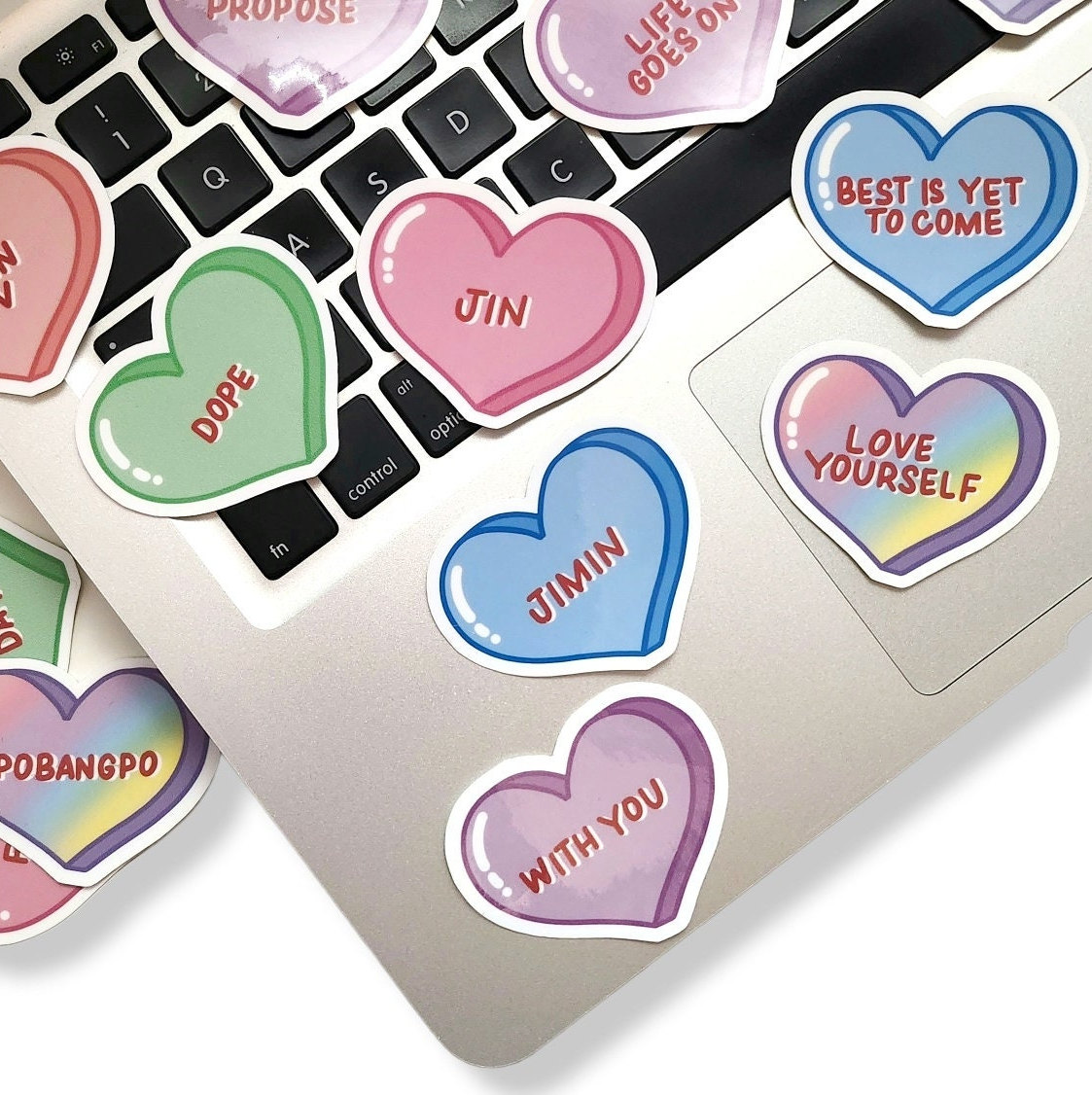 BTS Heart Sticker / Sticker Pack | BTS Valentine Stickers, BTS Sticker ...